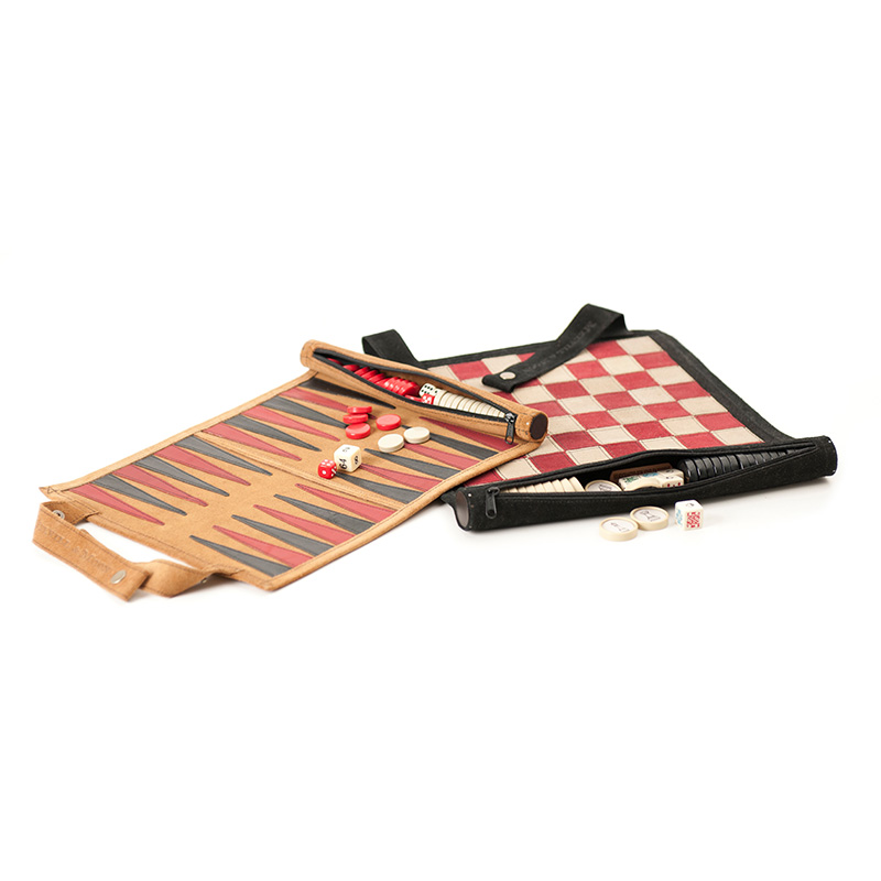 Backgammon Set (Roll-up) - Melvill & Moon